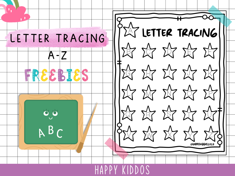 FREEBIES Letter Tracing a-Z