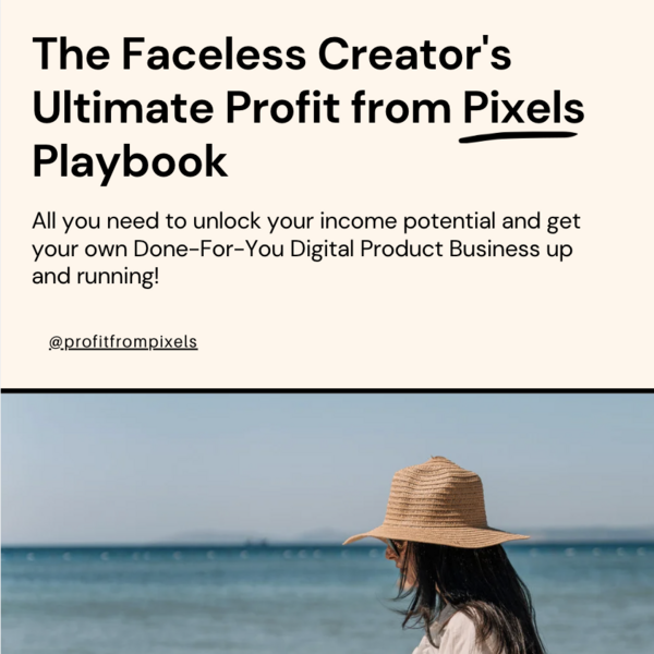 The Ultimate Profit from Pixels Starter Kit
