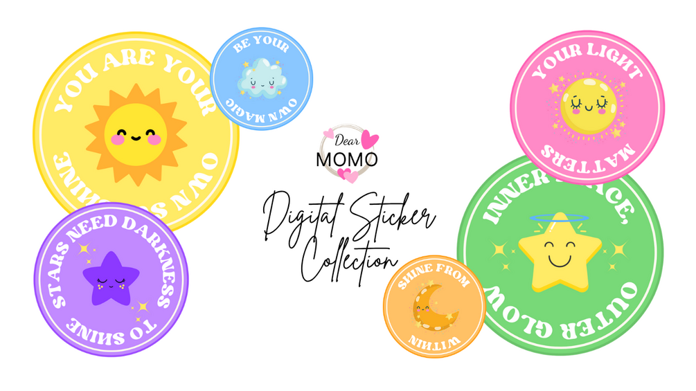 Inner Light & Strength Digital Stickers
