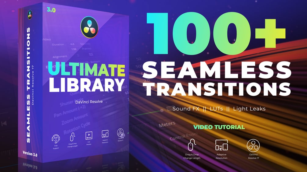 Seamless Transitions for DaVinci Resolve_Demo version