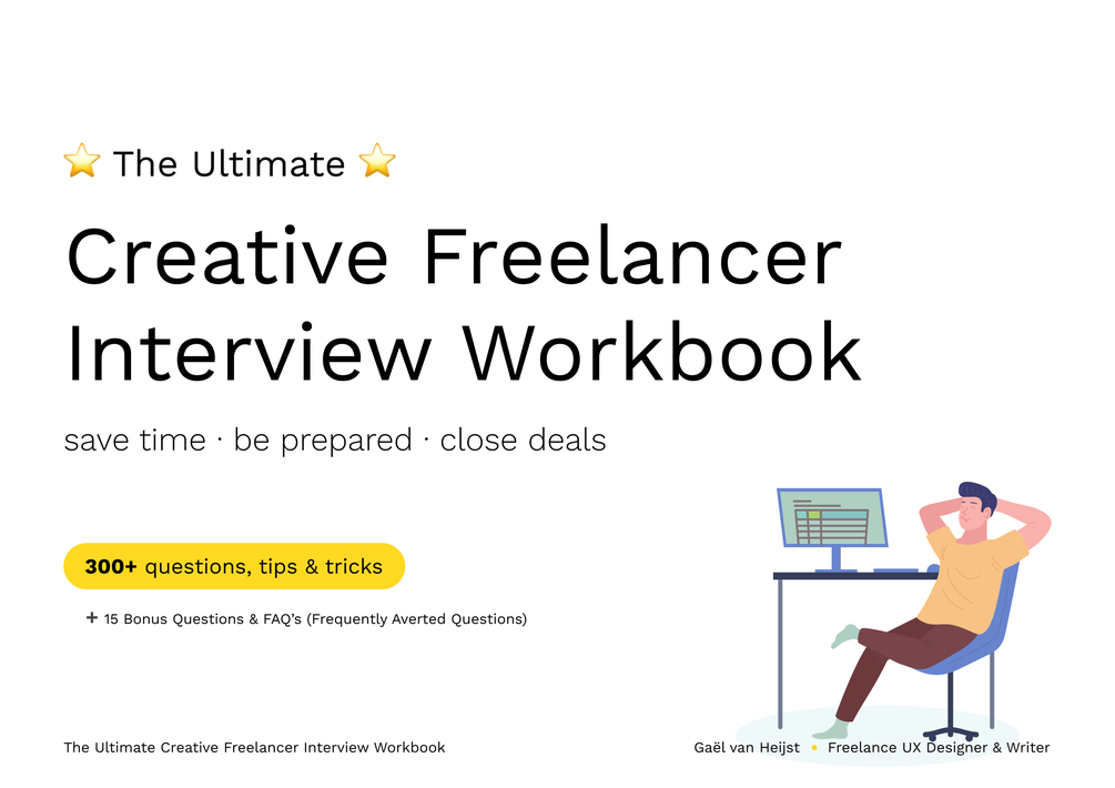 The Ultimate Creative Freelancer Interview Workbook