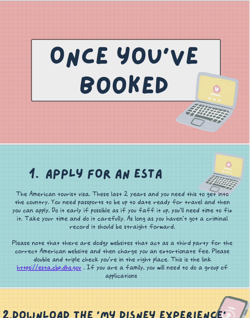 Once you've booked