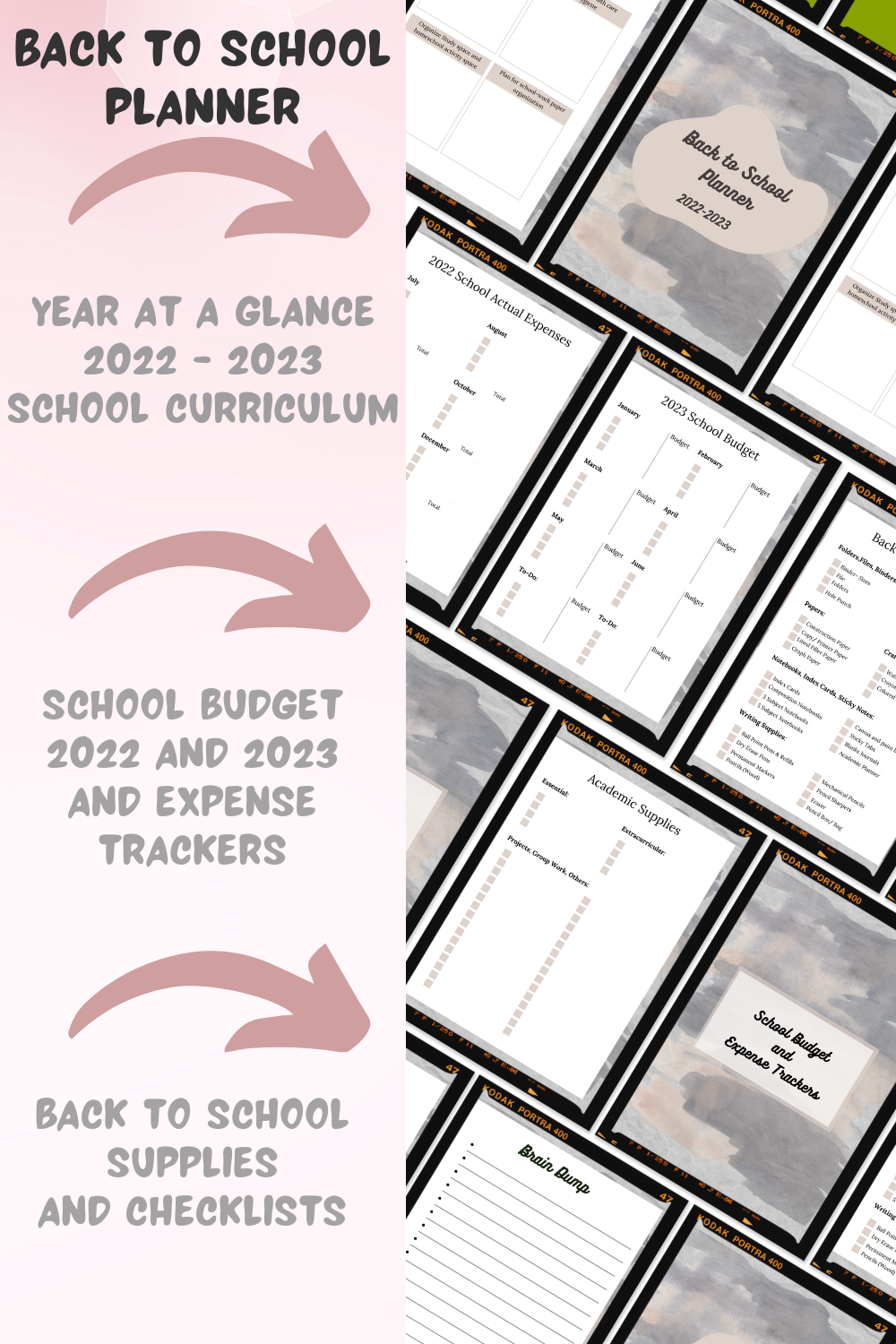 Back to School Planning Printables and Checklists