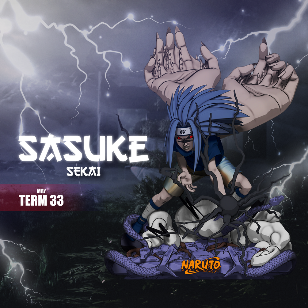 Sasuke Mark of Cursed Sculpture and Bust - Sekai 3D Models - Tested and ...