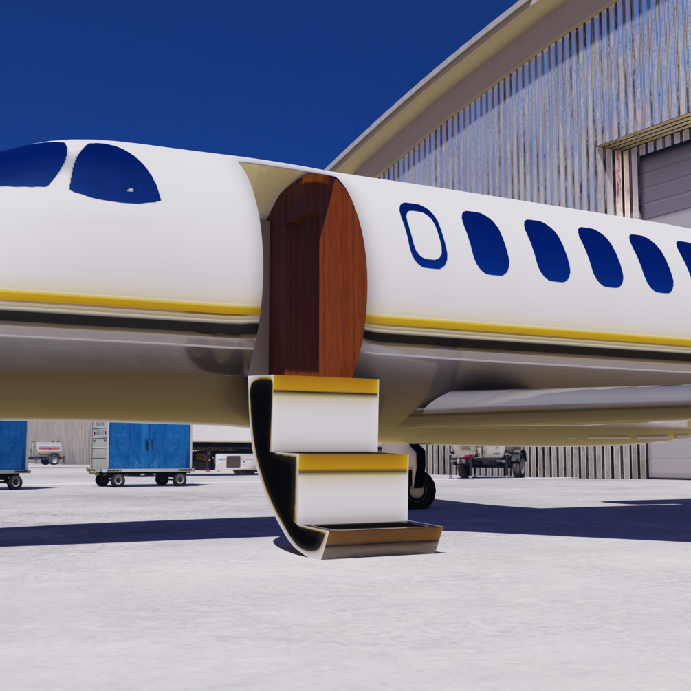 Private Airport & Jet Scene