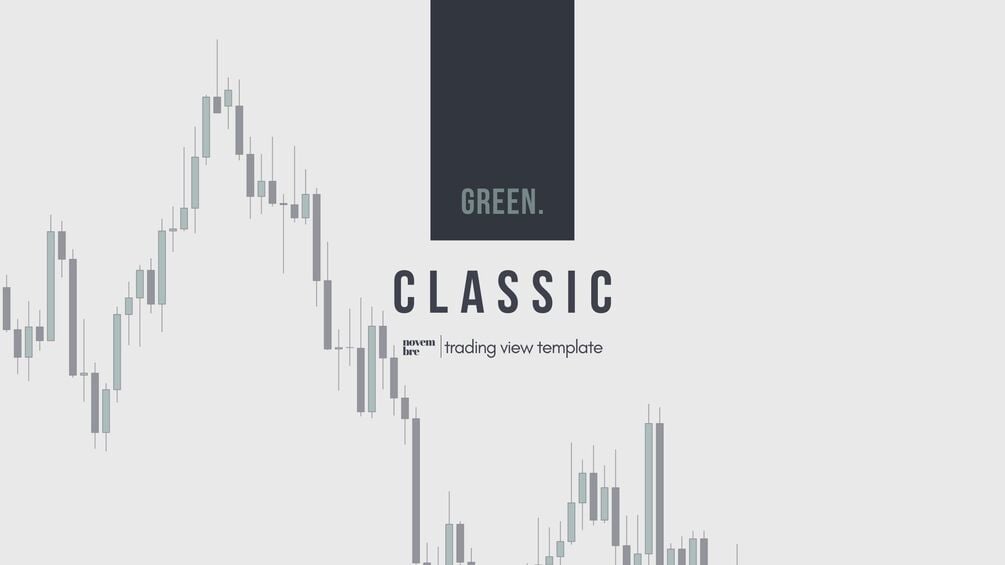 Tradingview Theme Green classic Series