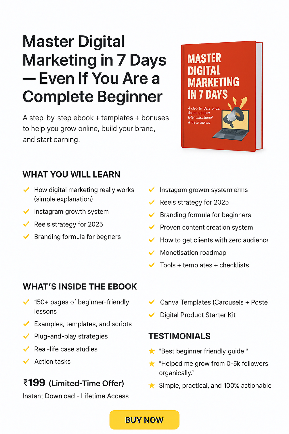 Digital Marketing Mastery Course