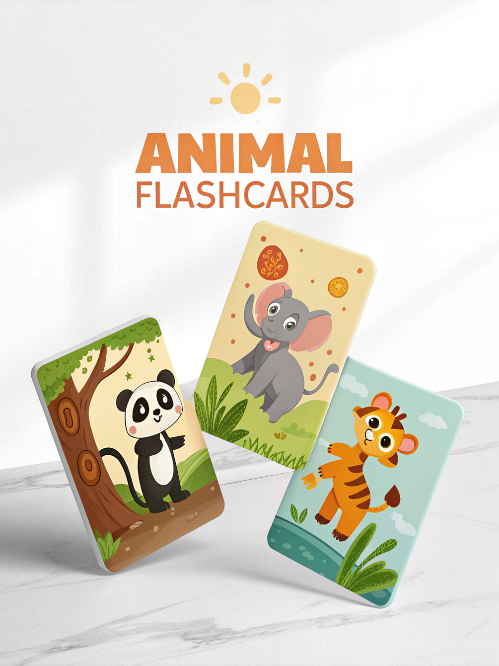 3D Animal Flash Cards – Fun & Interactive Learning for Kids!