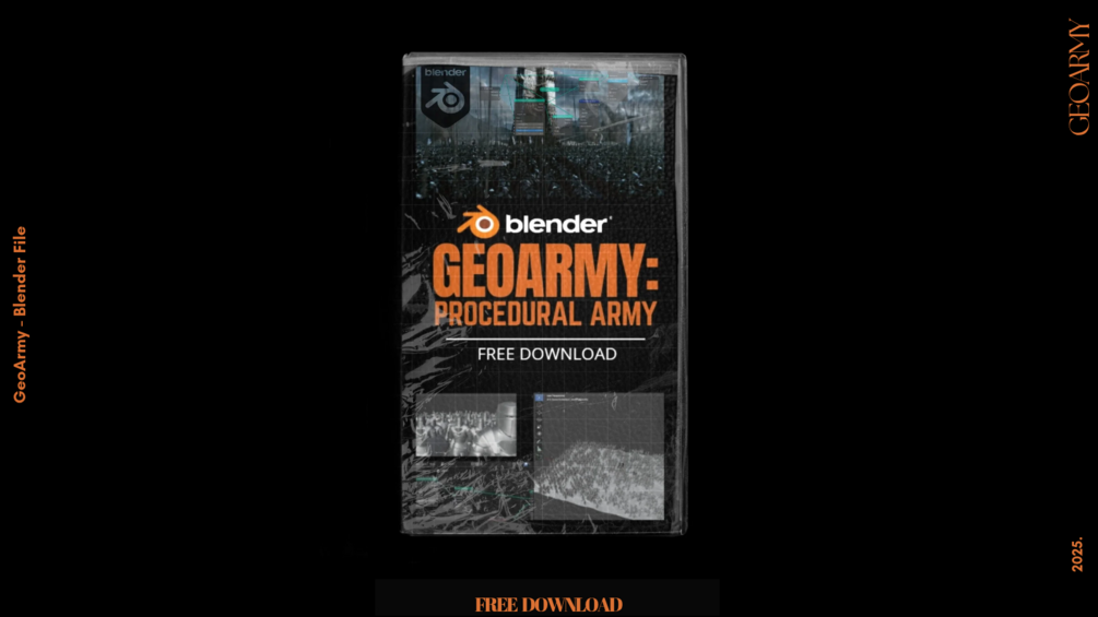 GeoArmy - Blender Army Geometry Nodes (FREE)