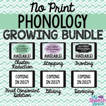 No Print Phonology Bundle