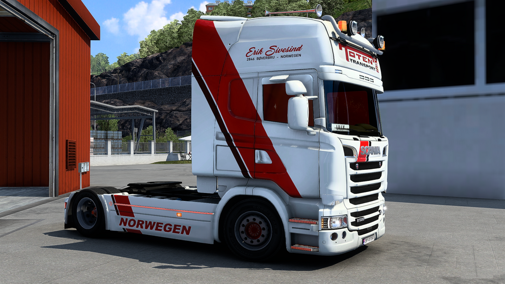 Scania RJL 6s Toten Transport - Erik Sivesind Skin