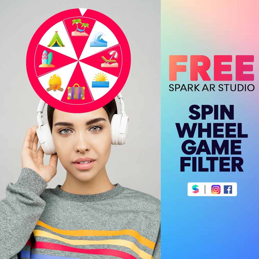 Spin a Wheel Spark AR Free Game Template