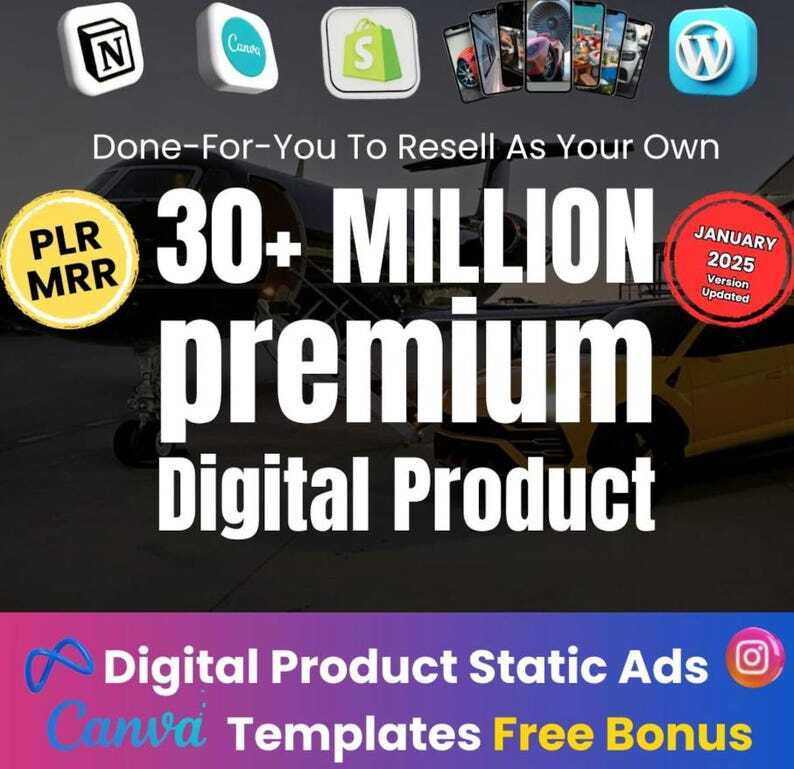30+ Million Resell Digital Products Bundle Ideal for Passive Income ...