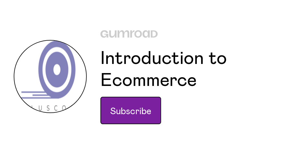 Introduction to Ecommerce