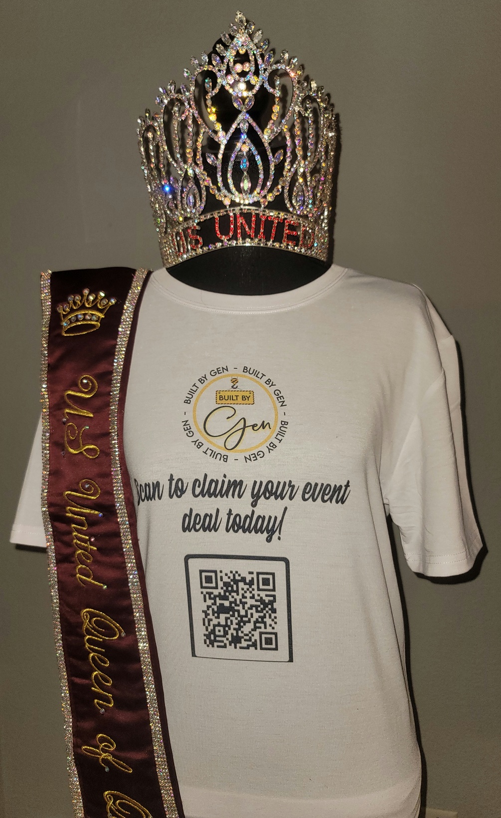 Custom QR Code Brand Shirt
