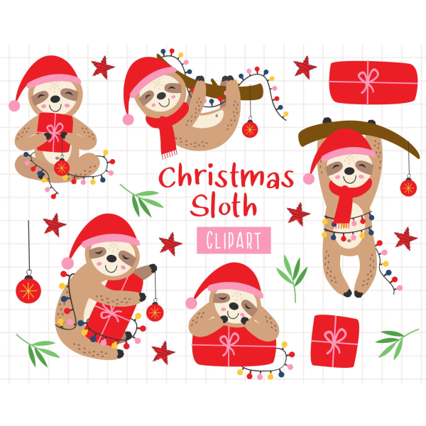 Sloth christmas svg Sloth svg shirt Sloth home decor Sloth hanging svg ...