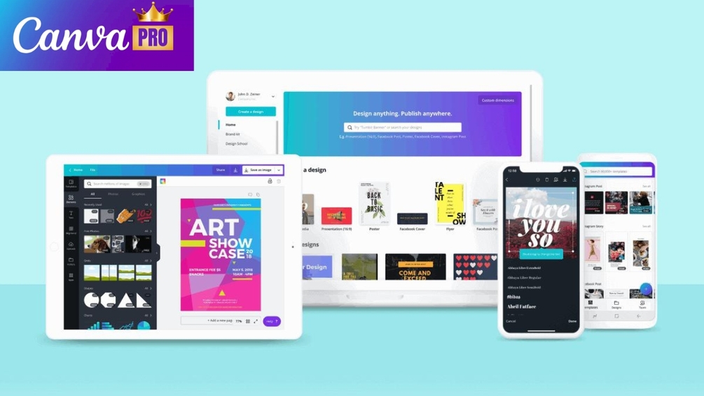 Canva Pro Full Features for Lifetime + 100 Bonus Canva templates ...