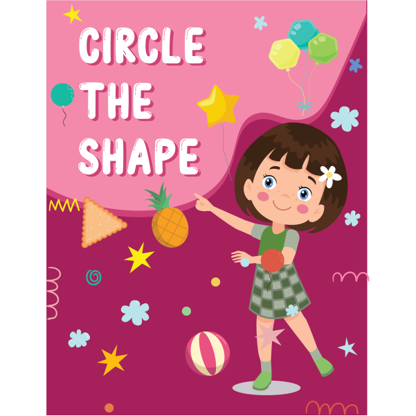Preschool worksheets (Circle the shape)