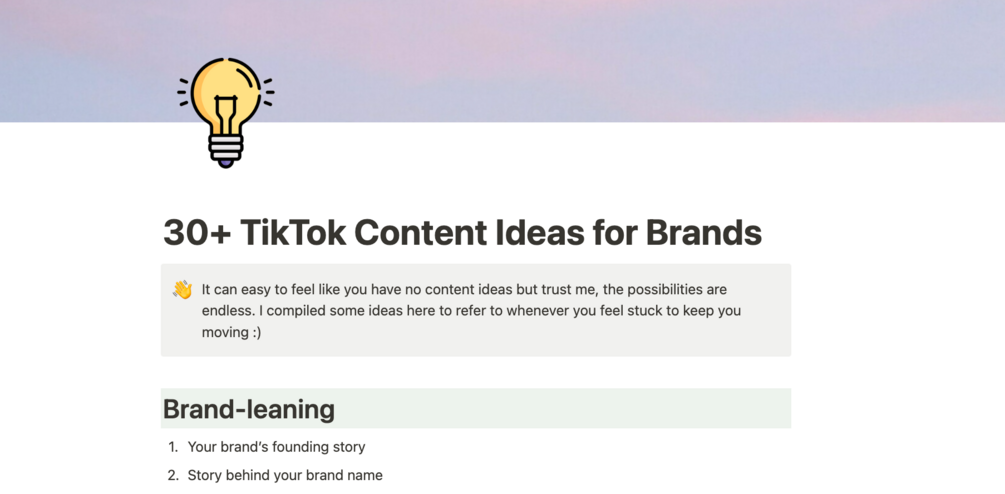 30+ TikTok Content Ideas for Brands