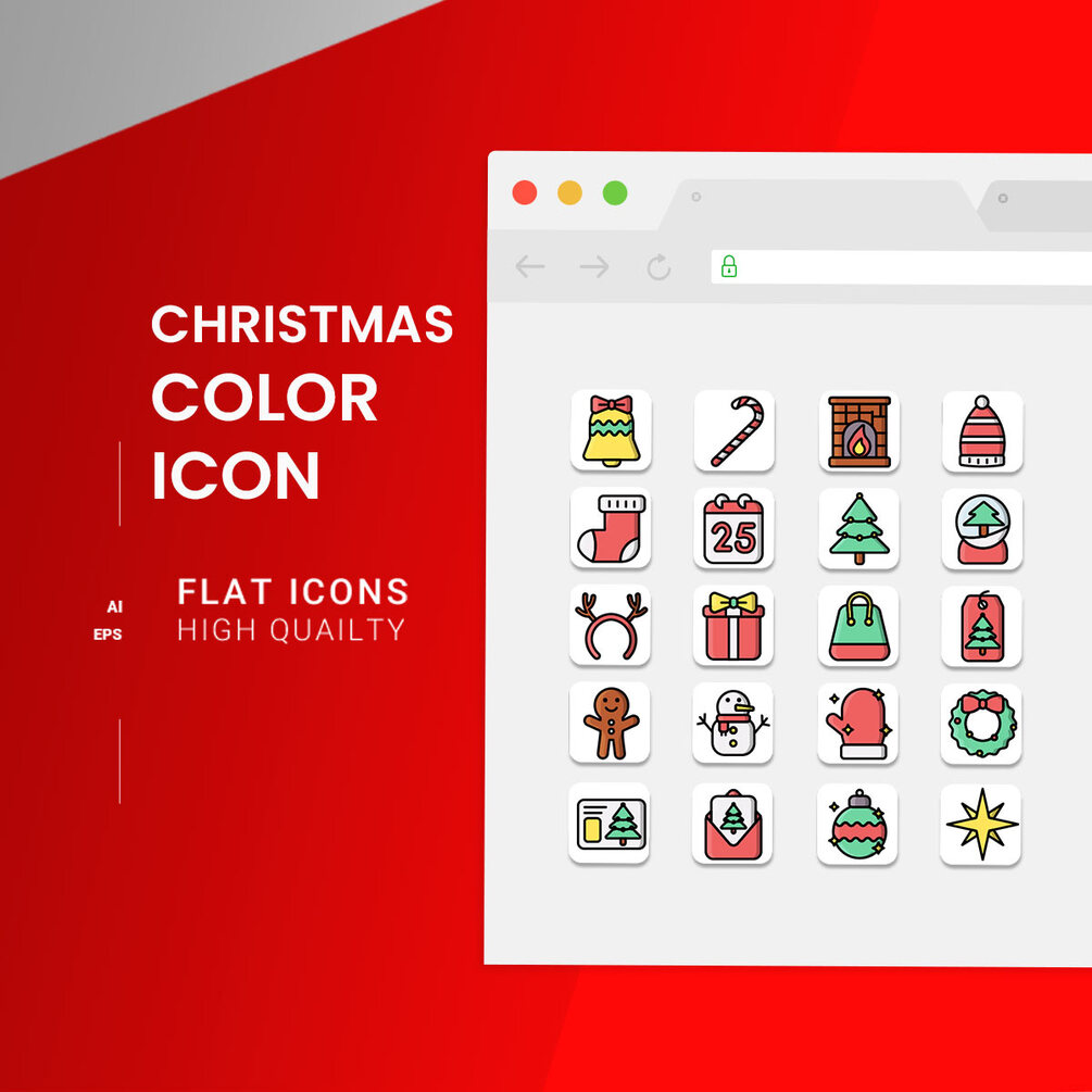 Icon Set Cristmas