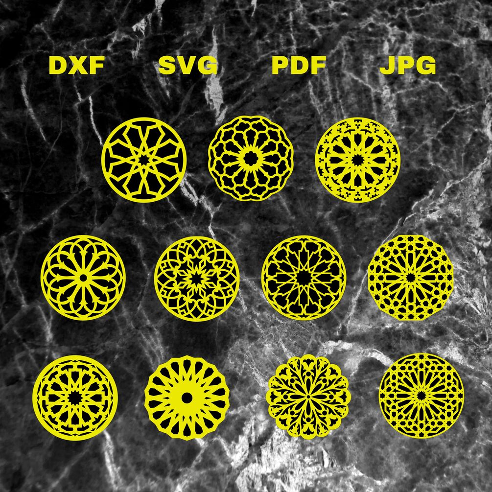 Moroccan geometric vector pattern, cnc pattern, vector islamic, Vector ...