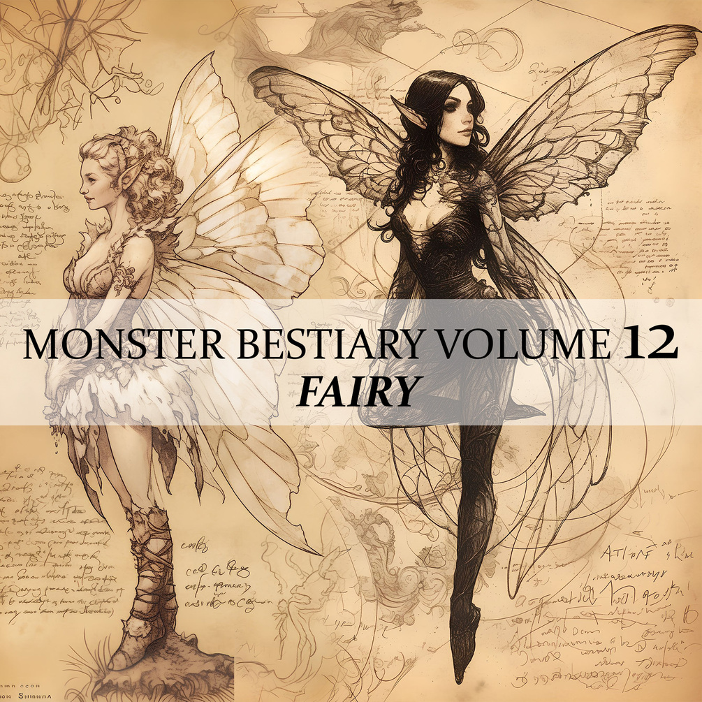 11 Page Monster Bestiary Chapter 12, Monster Encyclopedia Vol 12, 11 JPG Fairy Bestiary Fantasy ...