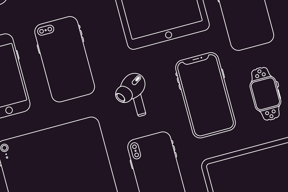 Apple mobile devices icons