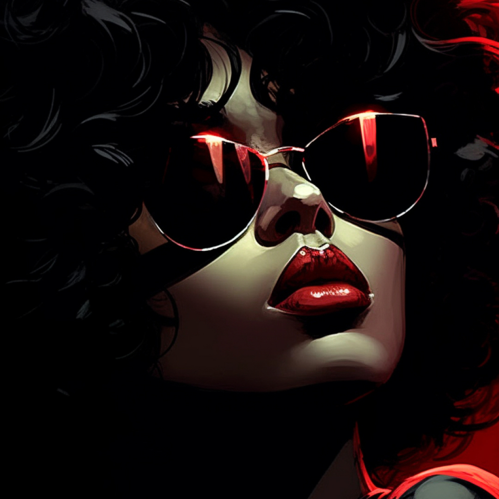 Midjourney Prompt #010: Pure Black Characters