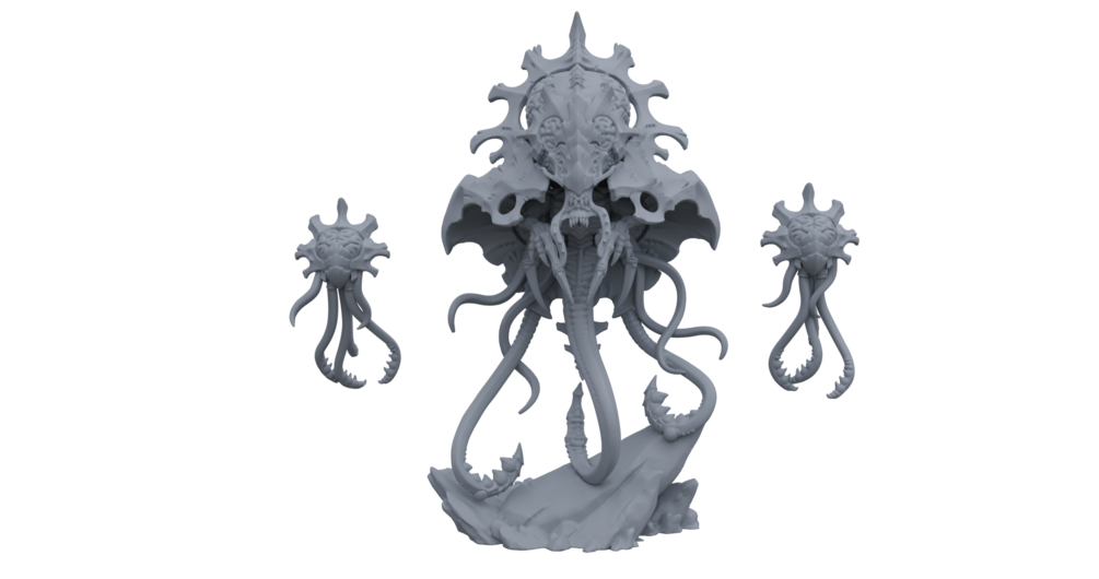 Neurotitan bug - Grim Dark Space Bugs - STL File