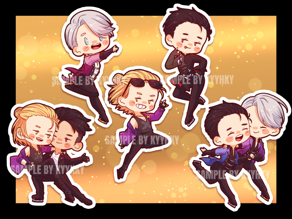 (Vinyl Stickers) YURI ON ICE