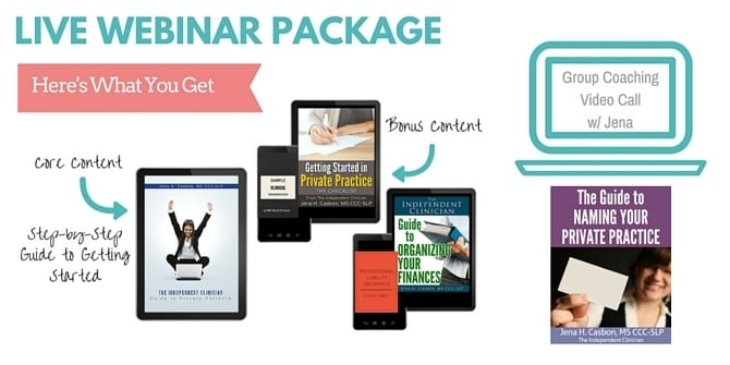 Live Webinar Package