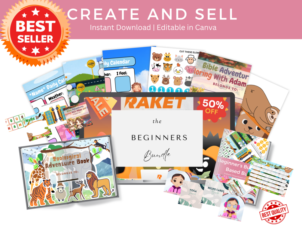 Create & Sell: The Beginner’s Bundle for Canva-Based Business | Lyn digitals