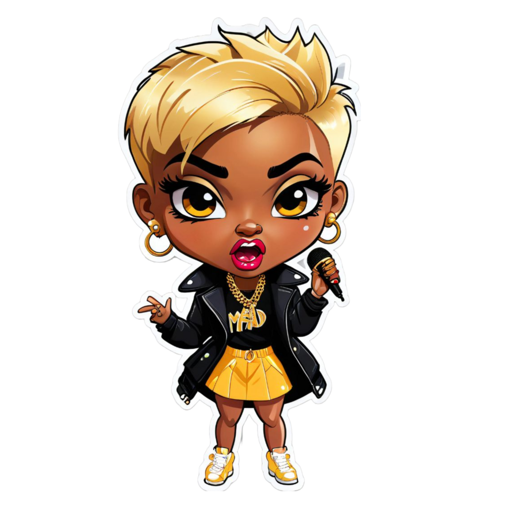 RAP GIRL STICKER PACK 2