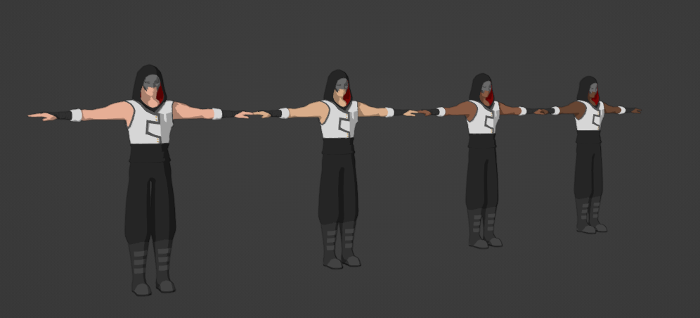 White Fang Grunts (RWBY) Blender Rigs By 14s_DATA