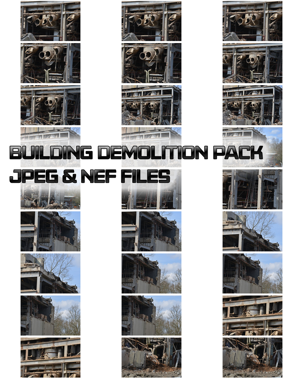 Building Demolition Texture Pack
