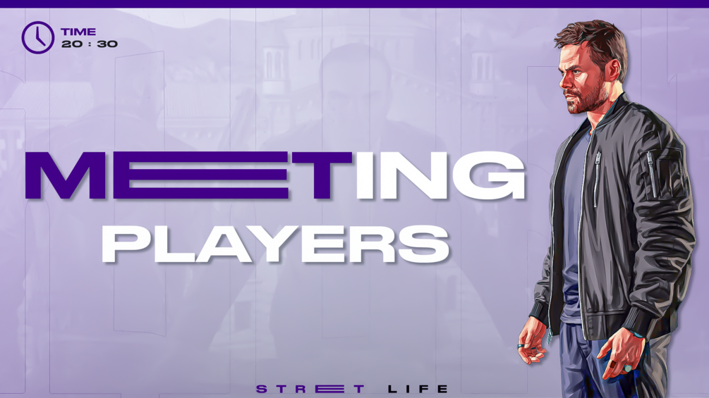 Street Life meeting banner psd