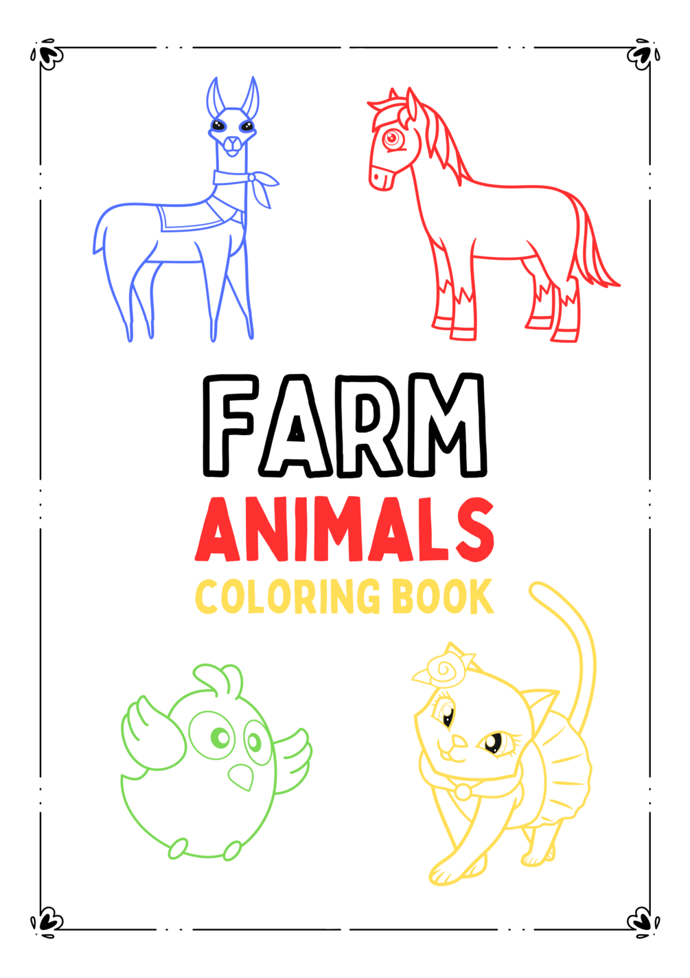 Vibrant Adventures: A Fun and Educational Coloring Book for Kids ...