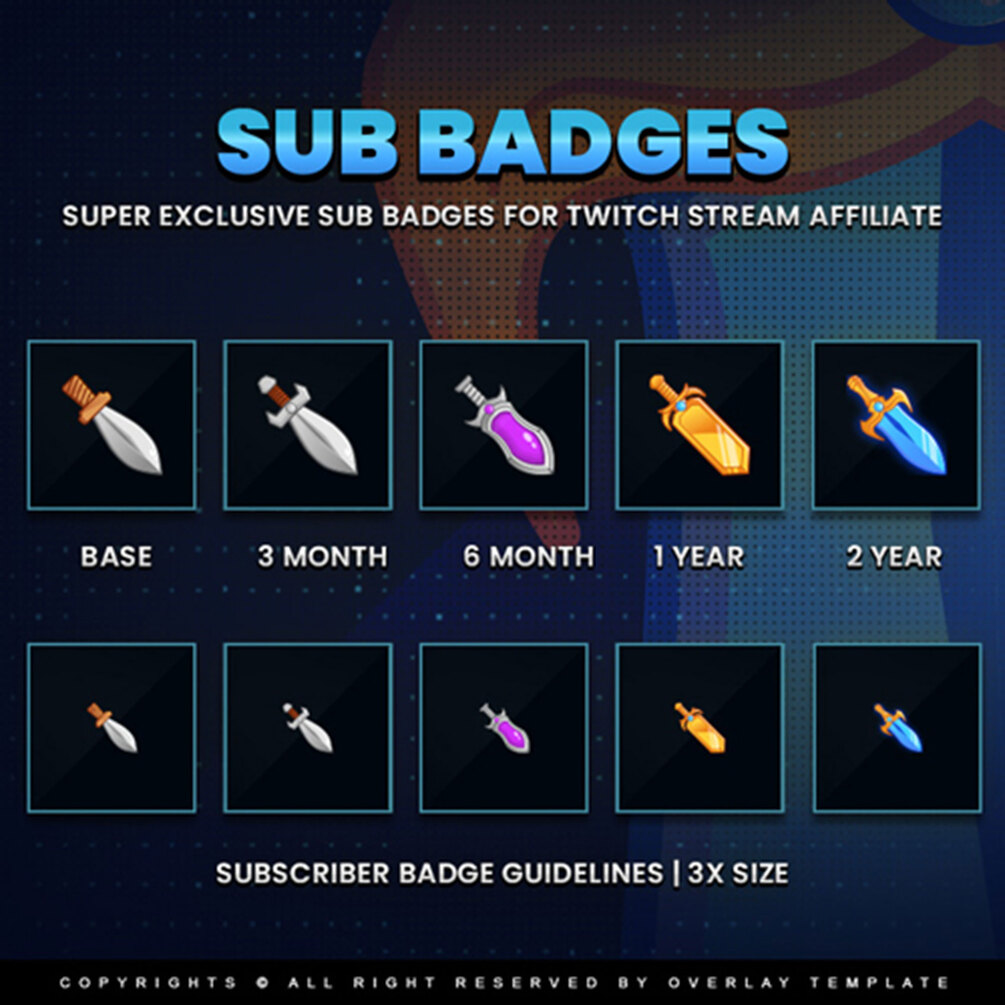 Iron Sword – Sub Badges