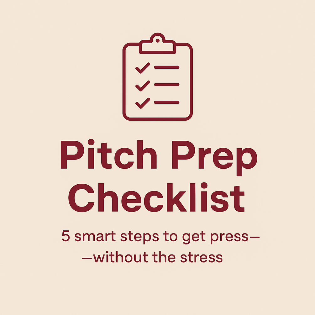 Pitch Prep List