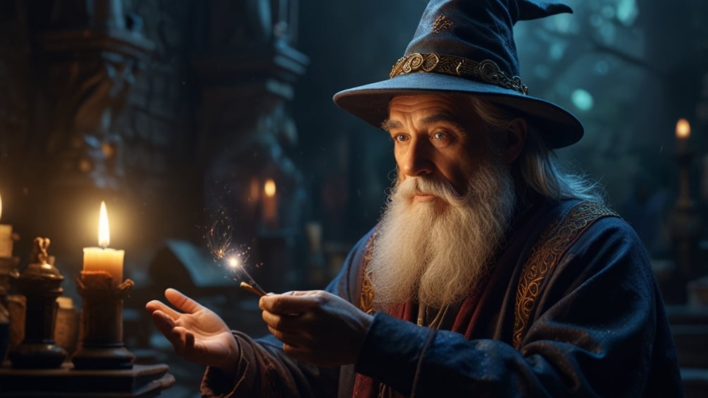 Enchanting Wizardry: Explore the Magic Expression Images of Wizards! 🧙‍♂️🎩