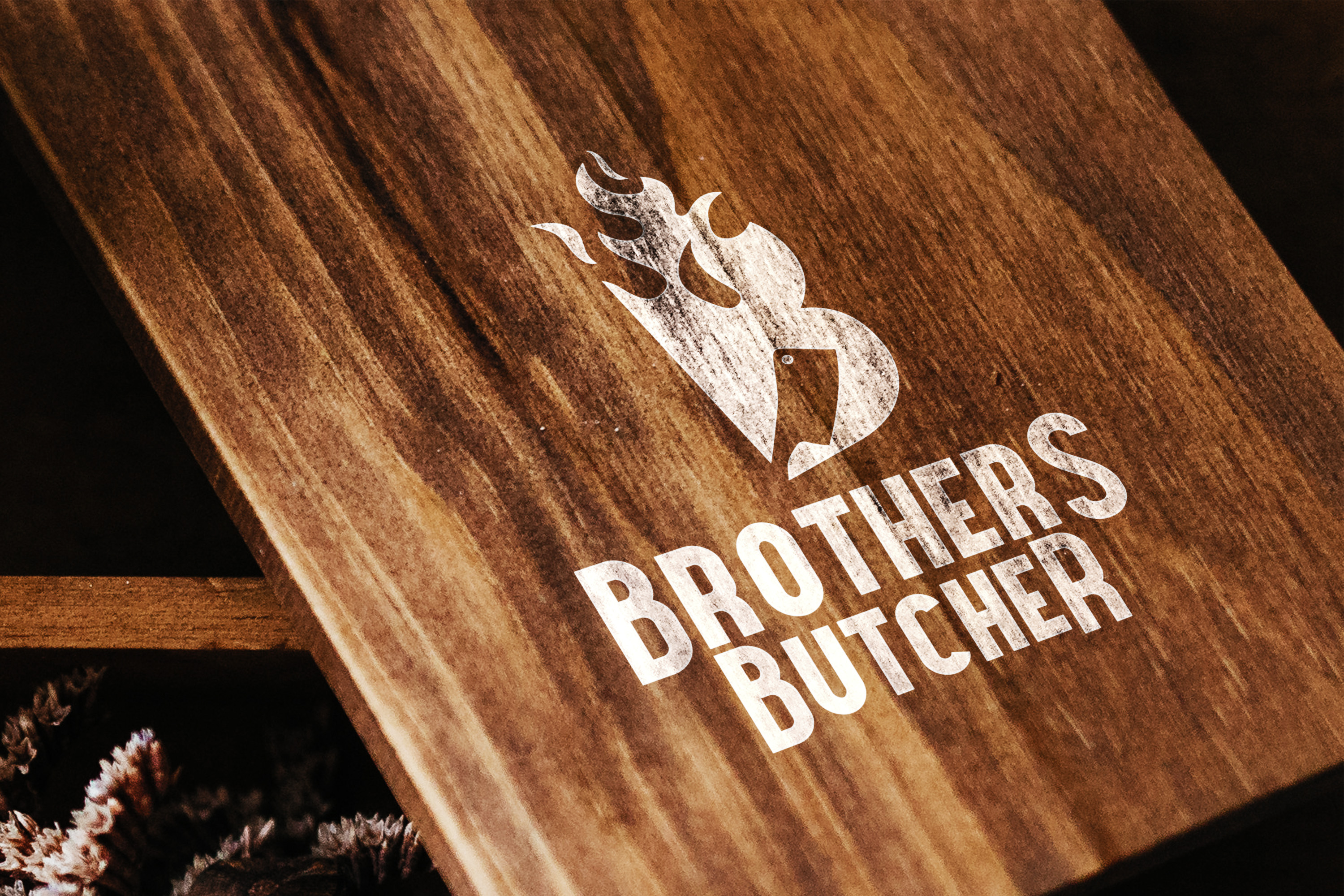 Modern Butcher Logo Design Template