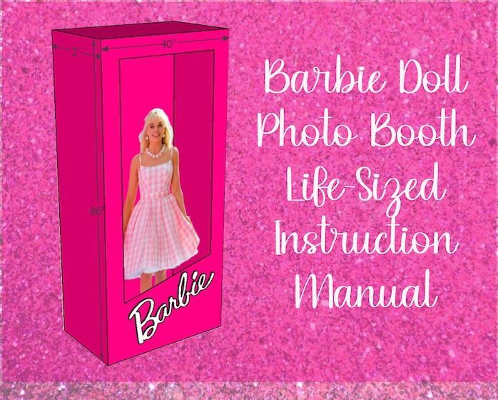 Barbie Box Photo Booth |Life-Size | Digital CNC File | with Instruction ...