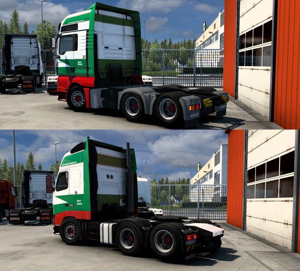 MAN TGA, Volvo FH12 MK1 Knut Enger Skin Pack