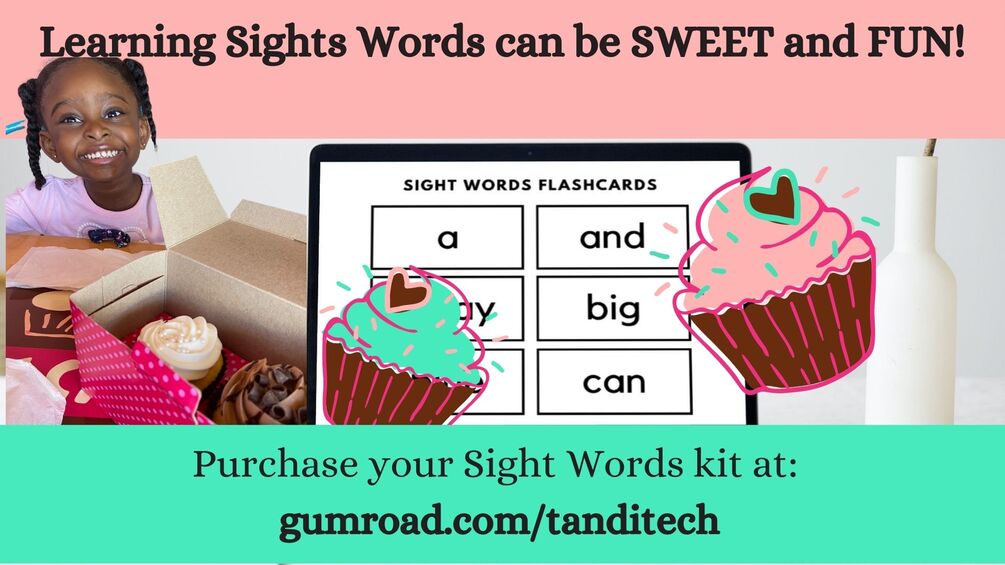 Digital Sight Words Learning Kit