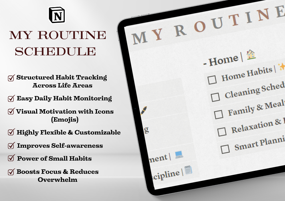 MY ROUTINE | SCHEDULE