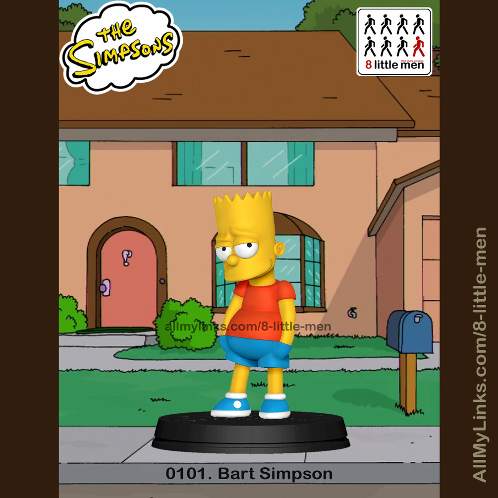 Figure 0101 Bart Simpson (STL files)