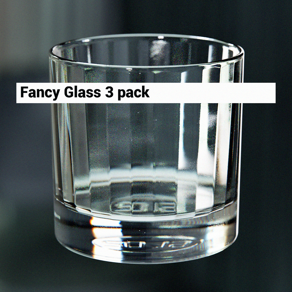 Fancy Glass 3 pack