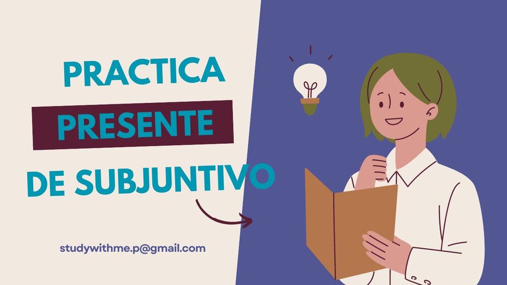 Actividad: Presente de subjuntivo
