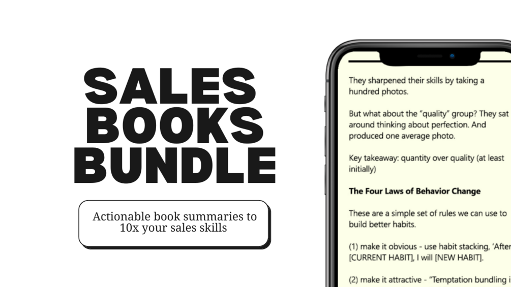 Sales Books Bundle