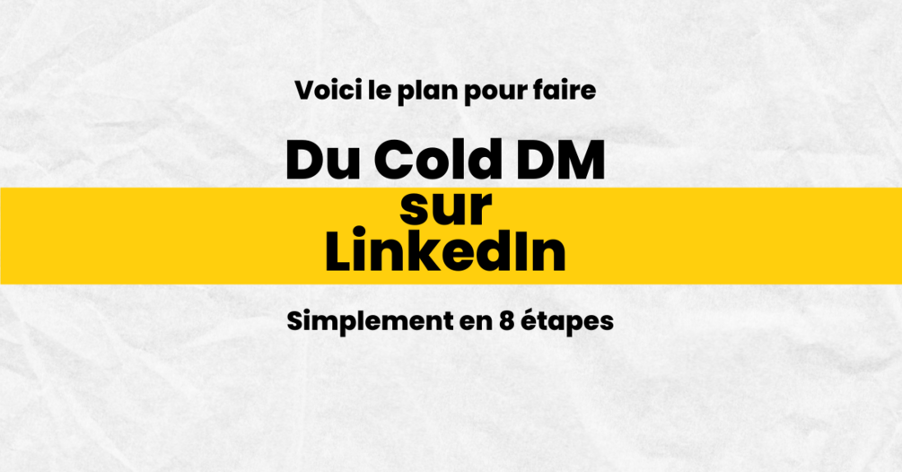 Masterclass Cold DM LinkedIn
